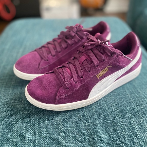 Puma | Shoes | Puma Soft Foam Purple Athletic Shoe | Poshmark
